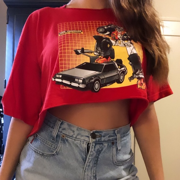 Tops | Transformers Crop Top | Poshmark